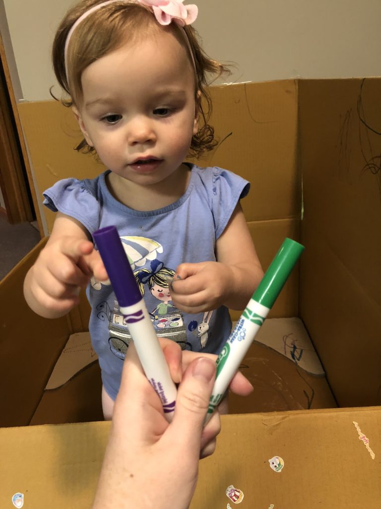 Coloring Inside the Box: Simple Ideas to Get Your Toddler Talking while ...