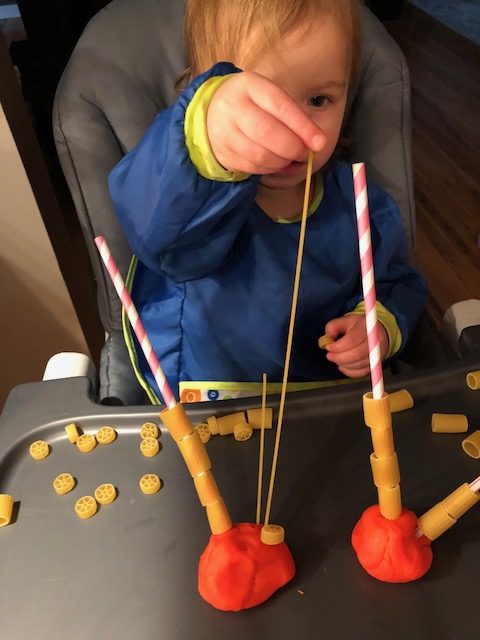 Pasta Threading: A Language Development and Fine Motor Activity - Speak ...