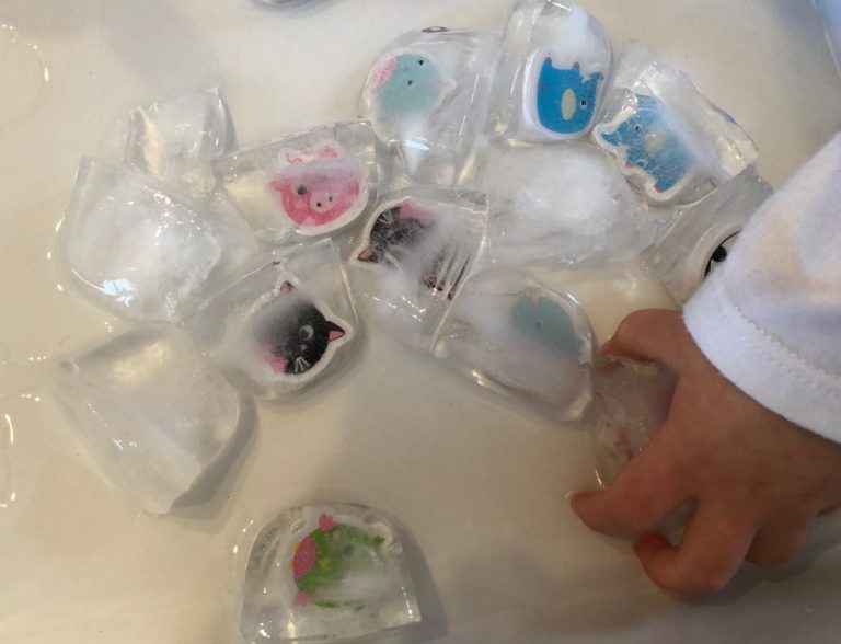 Using Ice Cube Activities for Early Language Learning - Speak. Play. Love