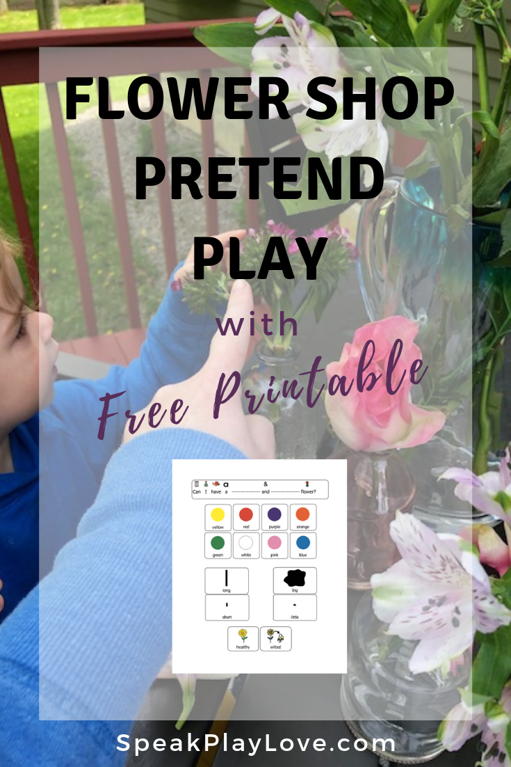 Flower Shop Dramatic Play for Speech Therapy (Free Printable!) - Speak ...
