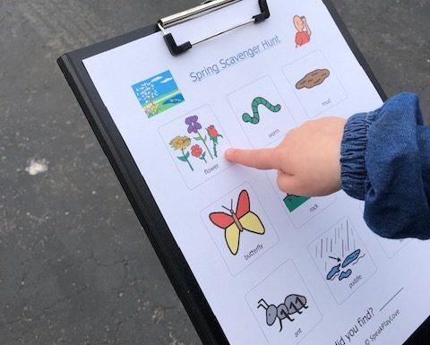 Spring Scavenger Hunt (free printable) for Preschoolers and Toddlers ...