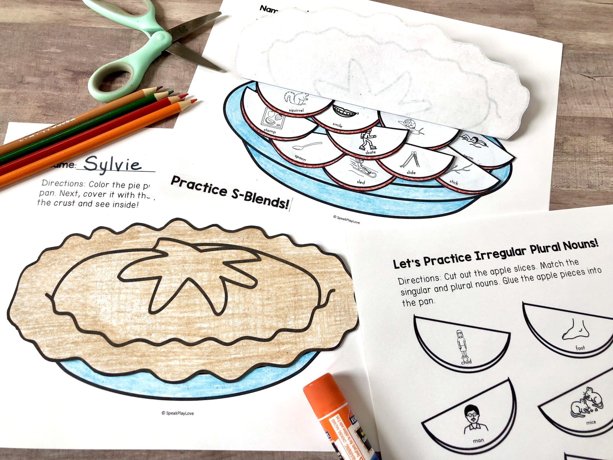 Thanksgiving Speech Therapy Activities - Speak. Play. Love