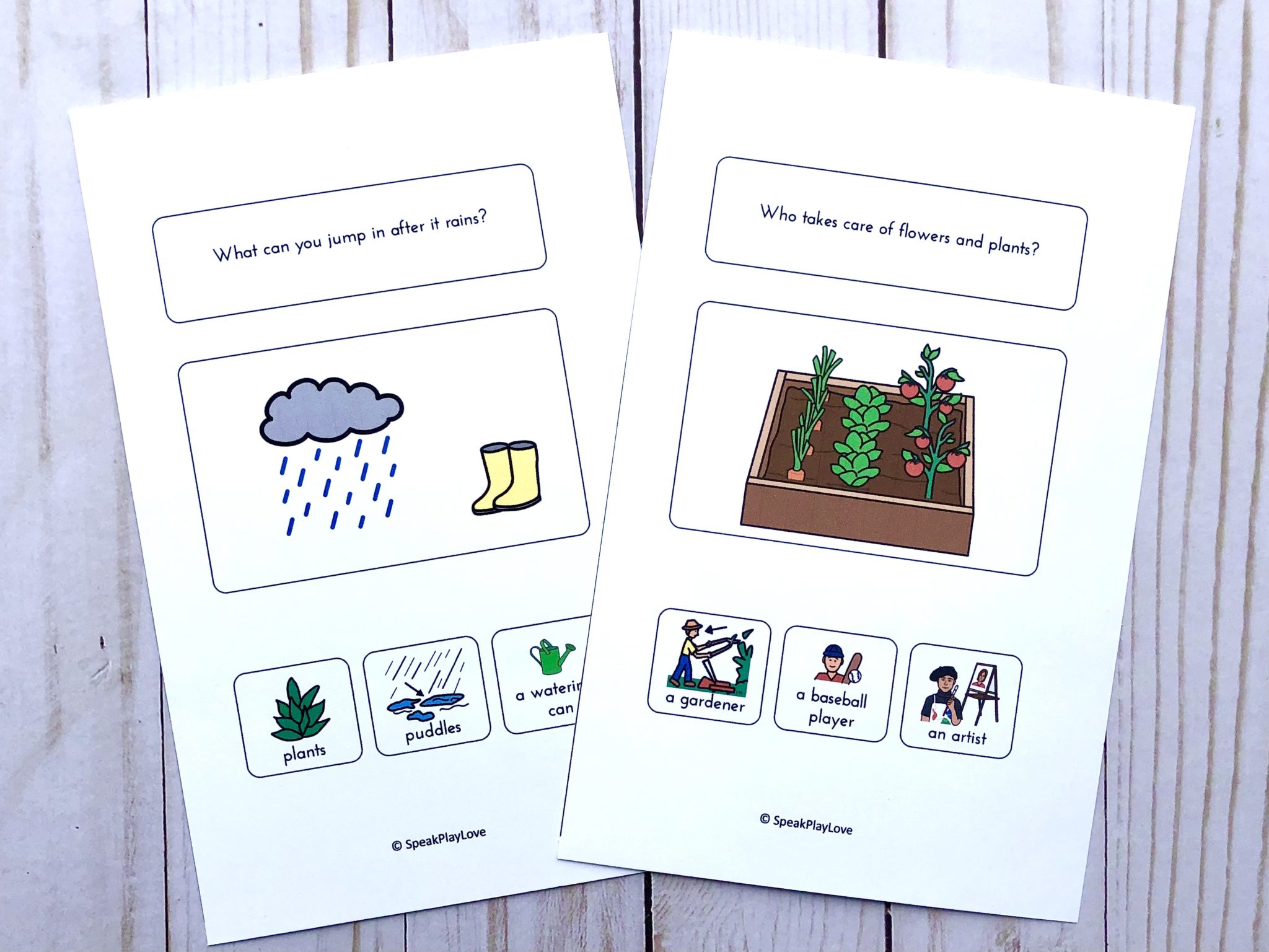 Spring Speech Therapy Activities + Free Printable! - Speak. Play. Love