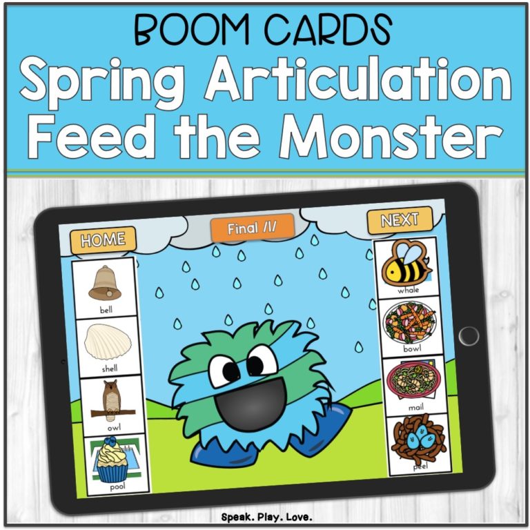 Spring Speech Therapy Activities + Free Printable! - Speak. Play. Love.