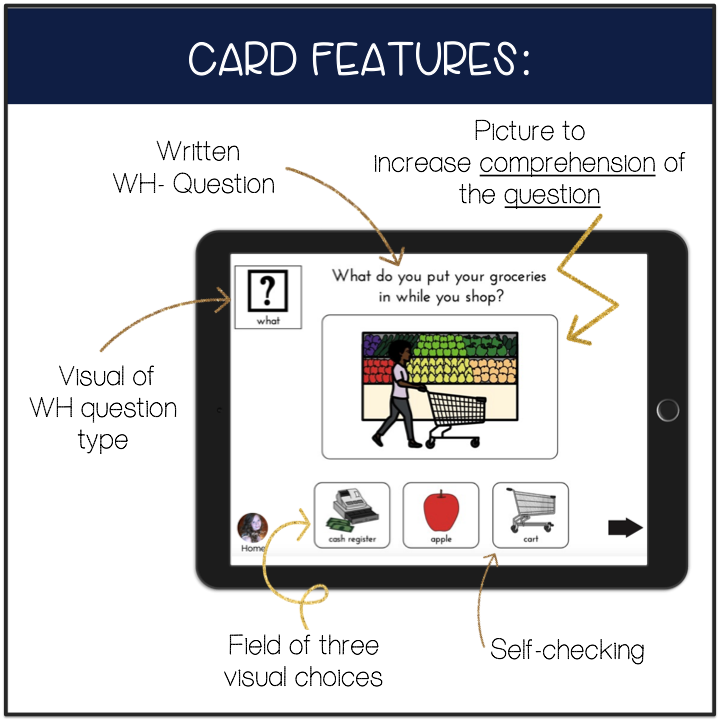 Free Wh Question Cards - Printable or BOOM Cards Versions - Speak. Play ...