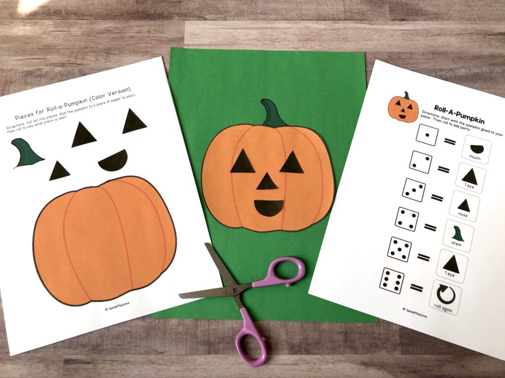 Halloween Speech Therapy Activities and Crafts - Speak. Play. Love