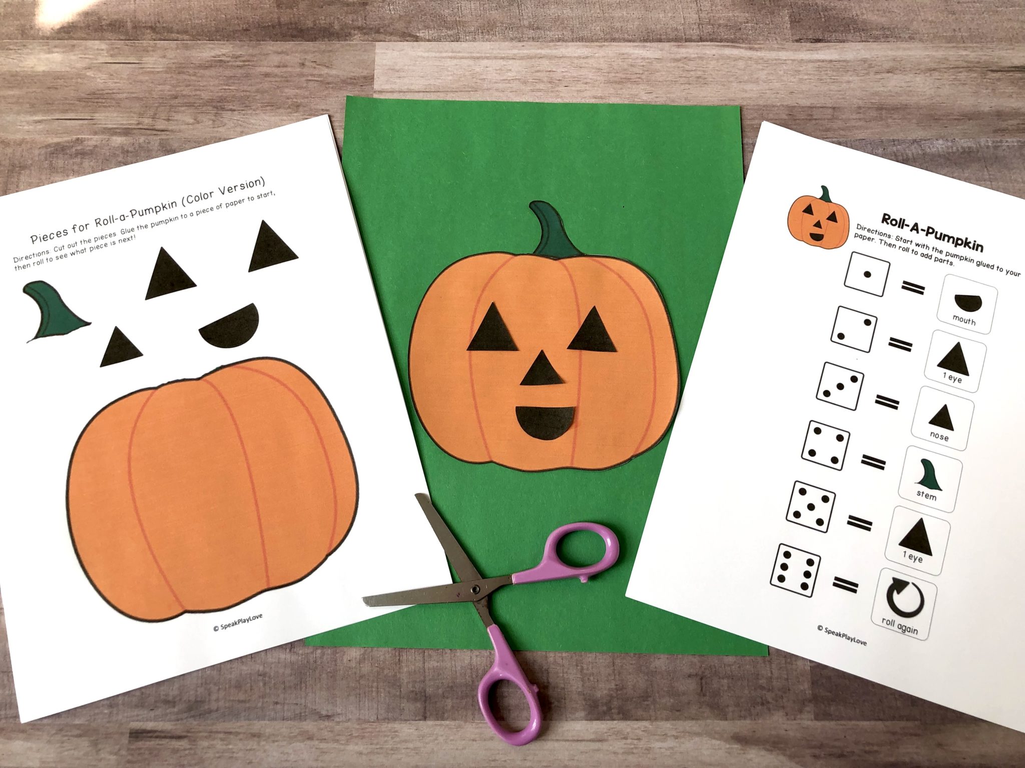 Pumpkin Speech Therapy Activities - Plus a Free Download - Speak. Play ...