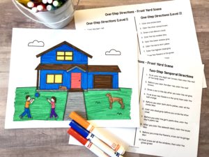 Following Directions Speech Therapy Activities - Plus a Free Download ...
