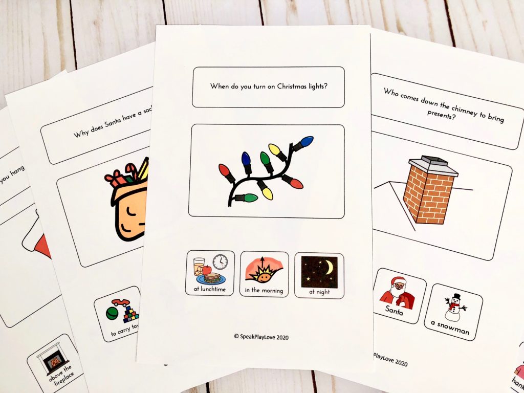 Christmas Speech Therapy Activities - Speak. Play. Love.