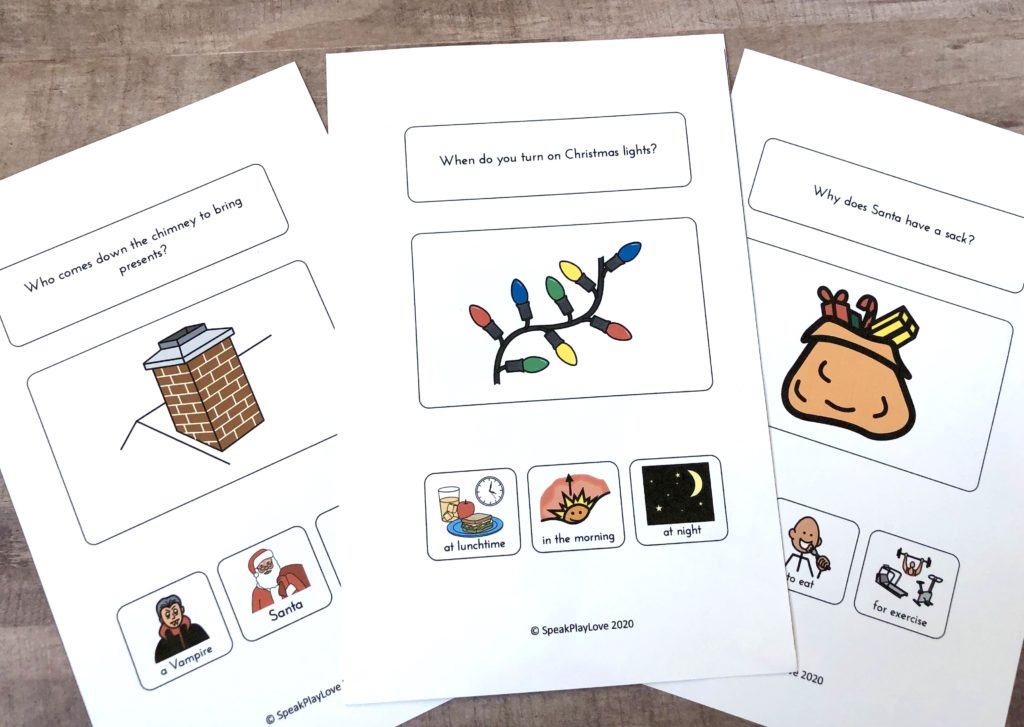 Christmas Speech Therapy Activities - Speak. Play. Love.