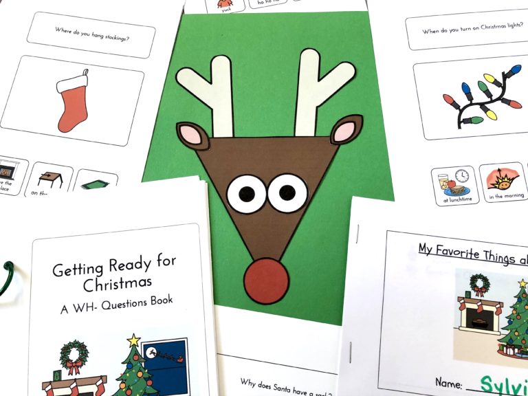 Christmas Speech Therapy Activities - Speak. Play. Love.