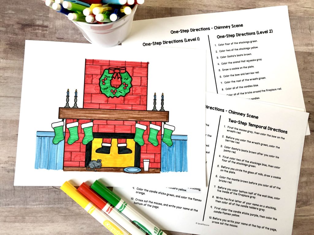 Christmas Speech Therapy Activities - Speak. Play. Love.