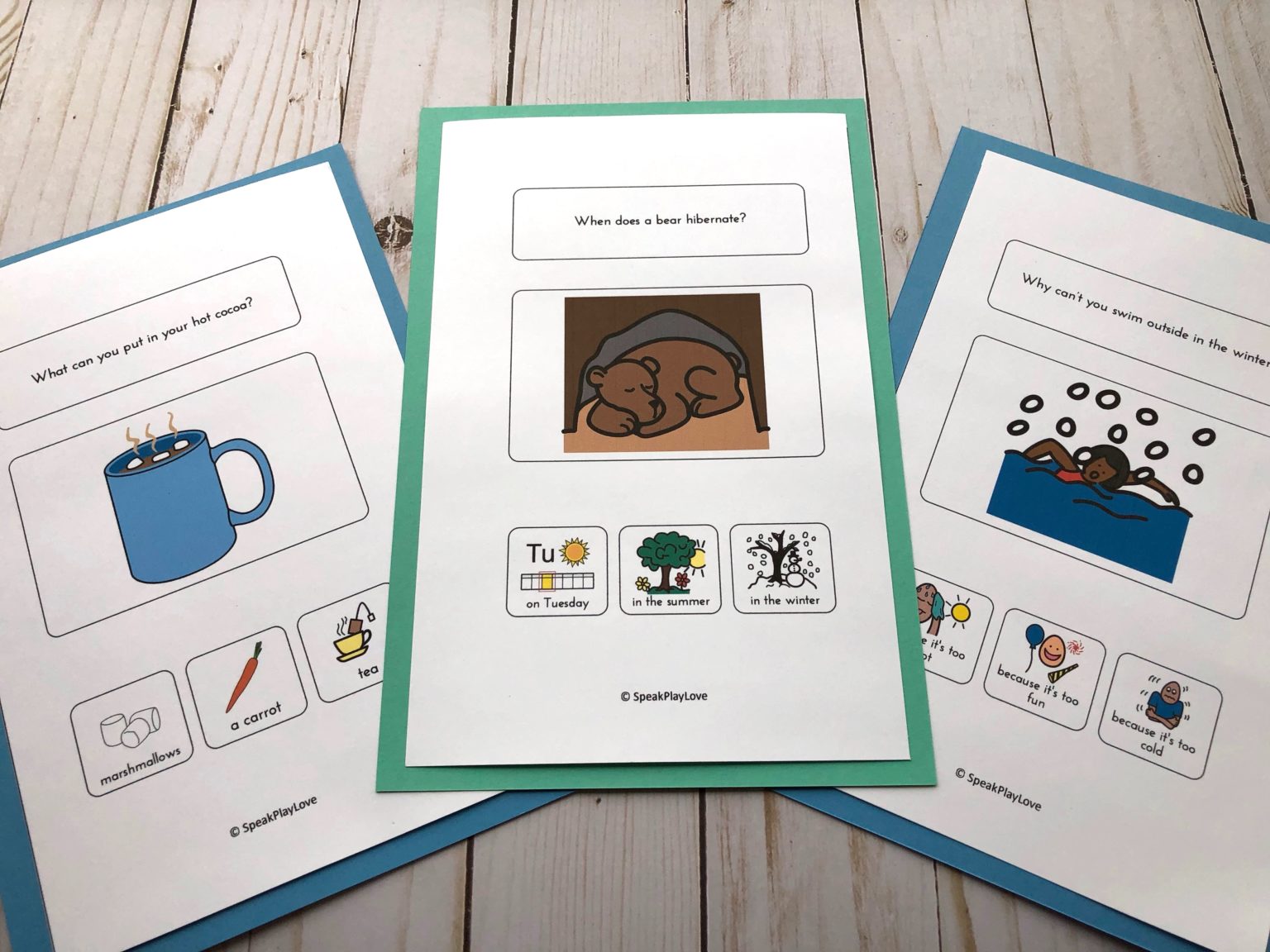 Winter Speech Therapy Activities and Ideas - Speak. Play. Love