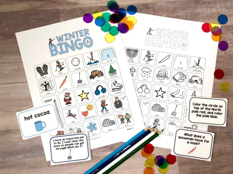 Winter Speech Therapy Activities and Ideas - Speak. Play. Love.