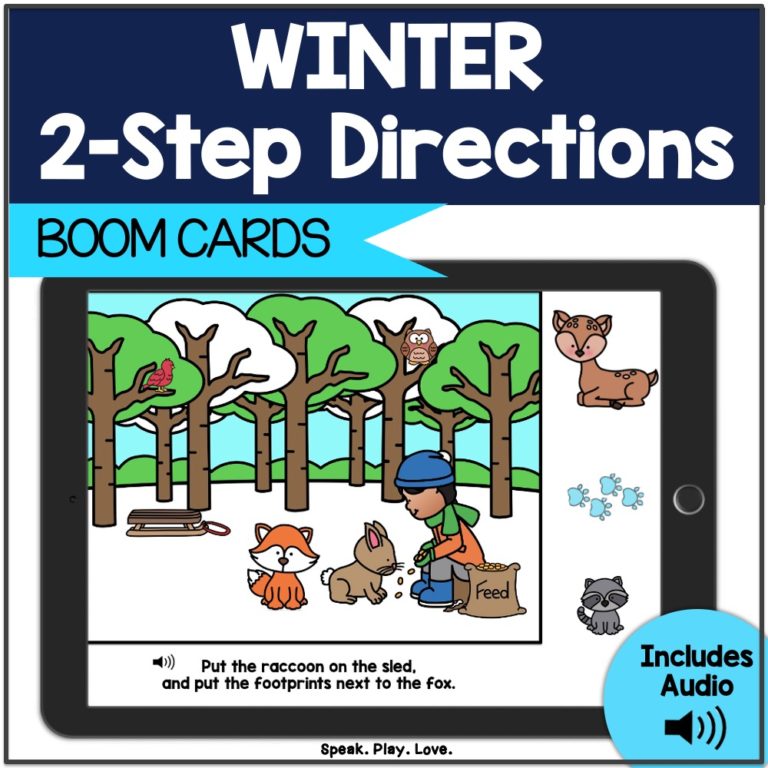 Winter Speech Therapy Activities and Ideas - Speak. Play. Love