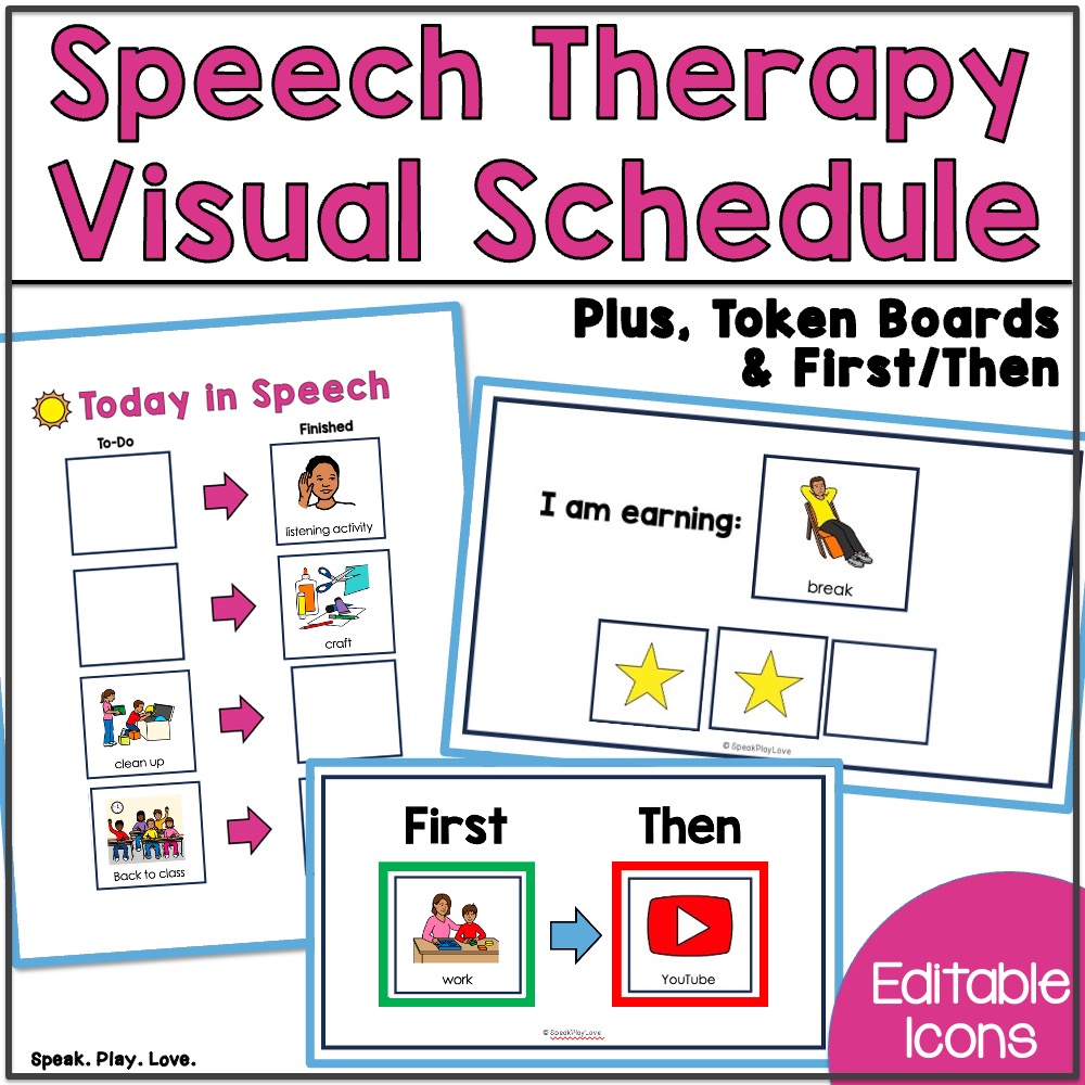 Using Visuals in Speech Therapy - Speak. Play. Love