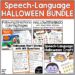Halloween Speech Therapy Activities and Crafts - Speak. Play. Love