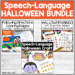 Halloween Speech Therapy Activities and Crafts - Speak. Play. Love.