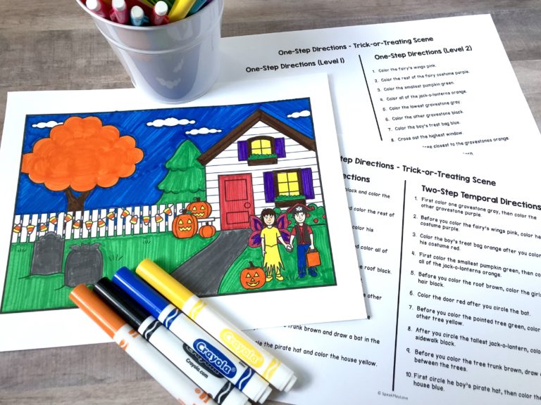 Halloween Speech Therapy Activities and Crafts - Speak. Play. Love