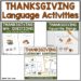 Thanksgiving Speech Therapy Activities - Speak. Play. Love
