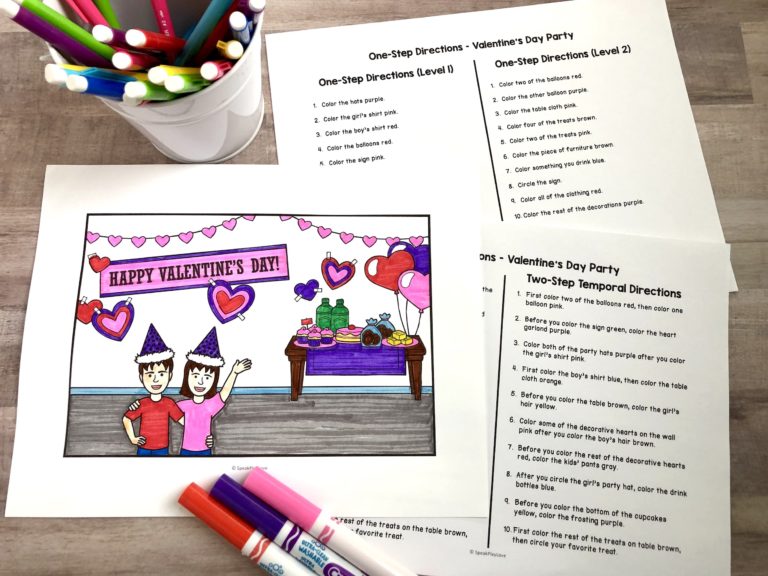 Valentine's Day Speech Therapy Activities - Speak. Play. Love
